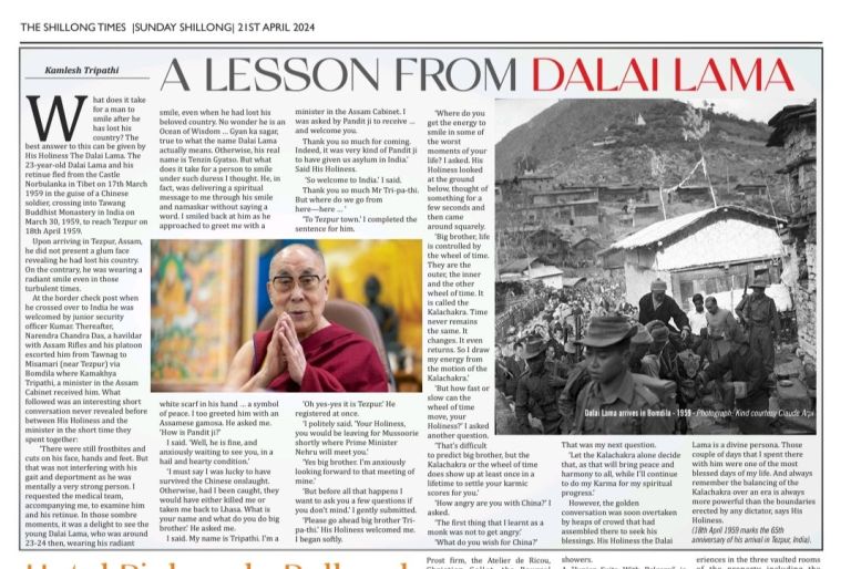 A LESSON FORM HH THE DALAI LAMA | Shravan charity mission